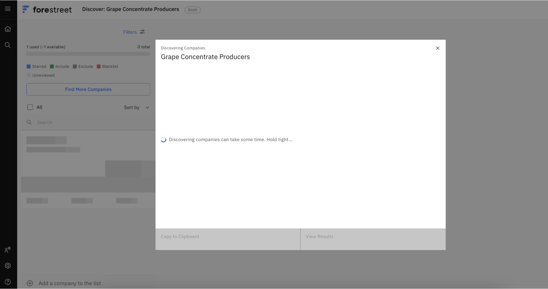 Review Actions - Forestreet