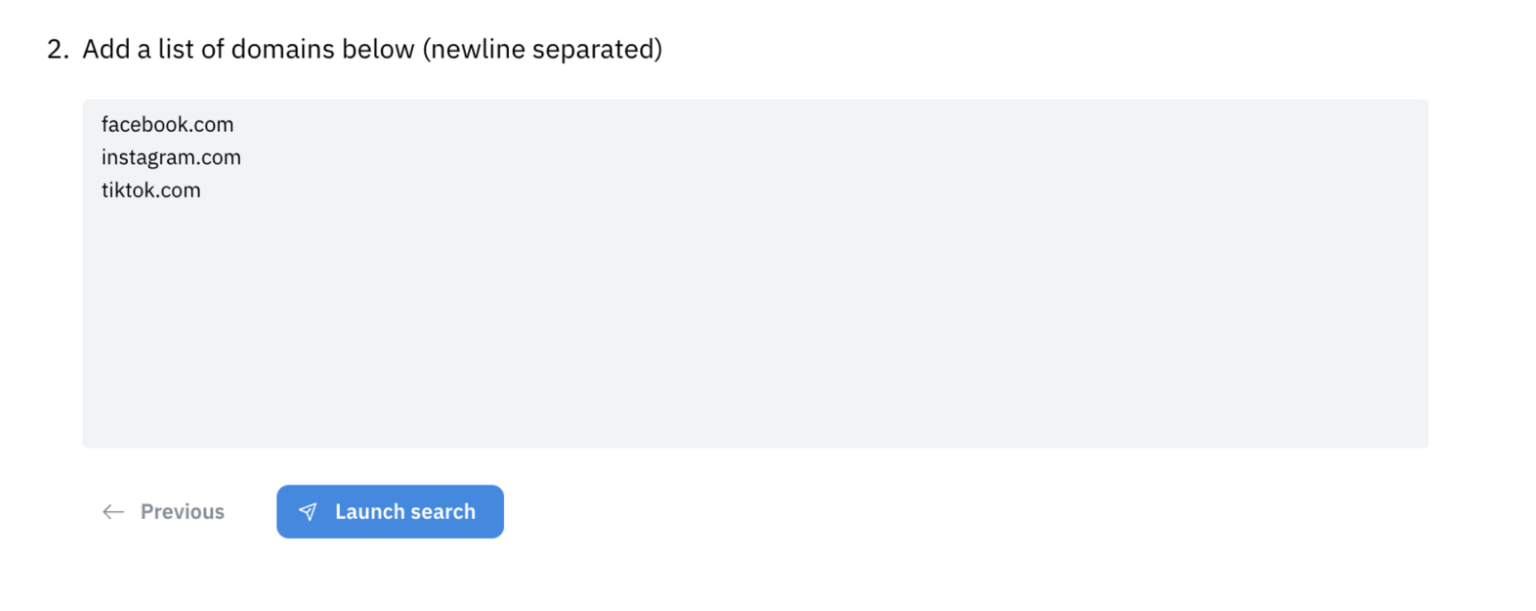 Upload List - Forestreet